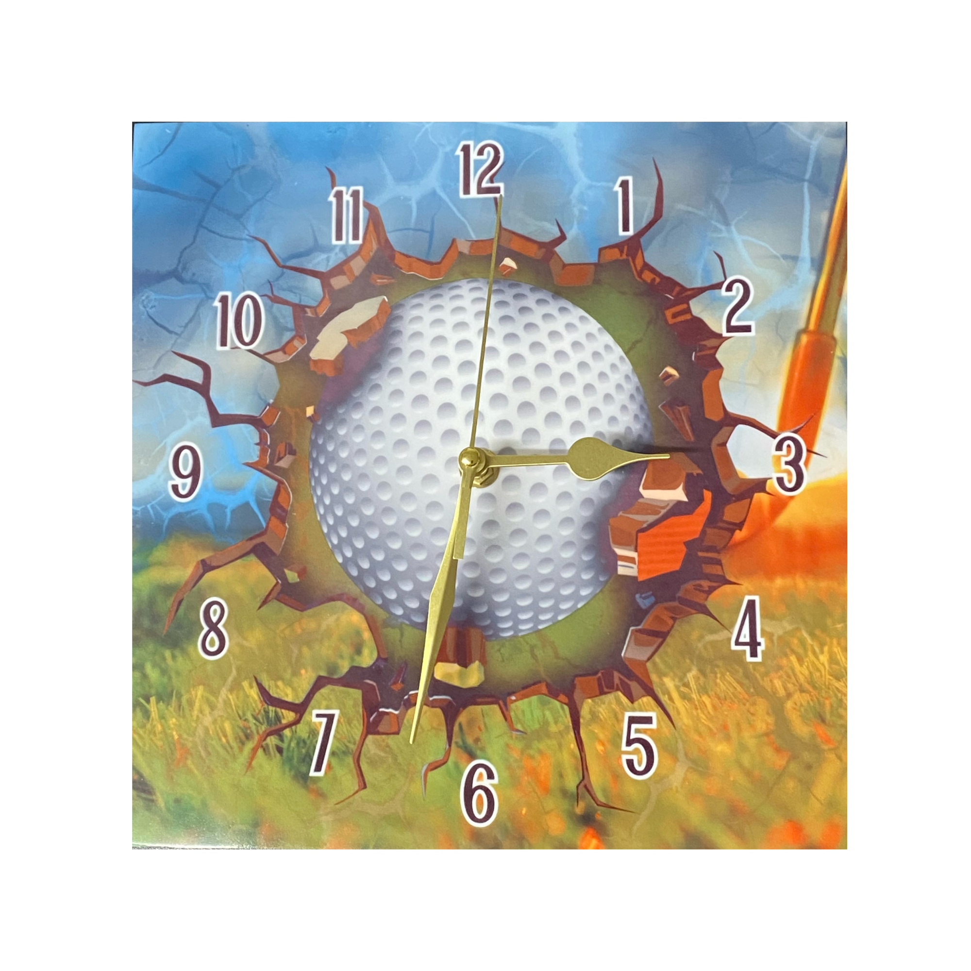 Square Clock Sublimation Print