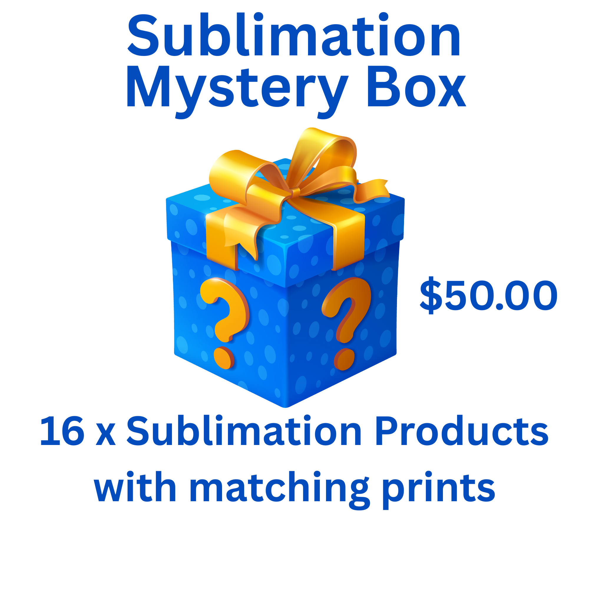 Sublimation Mystery Box
