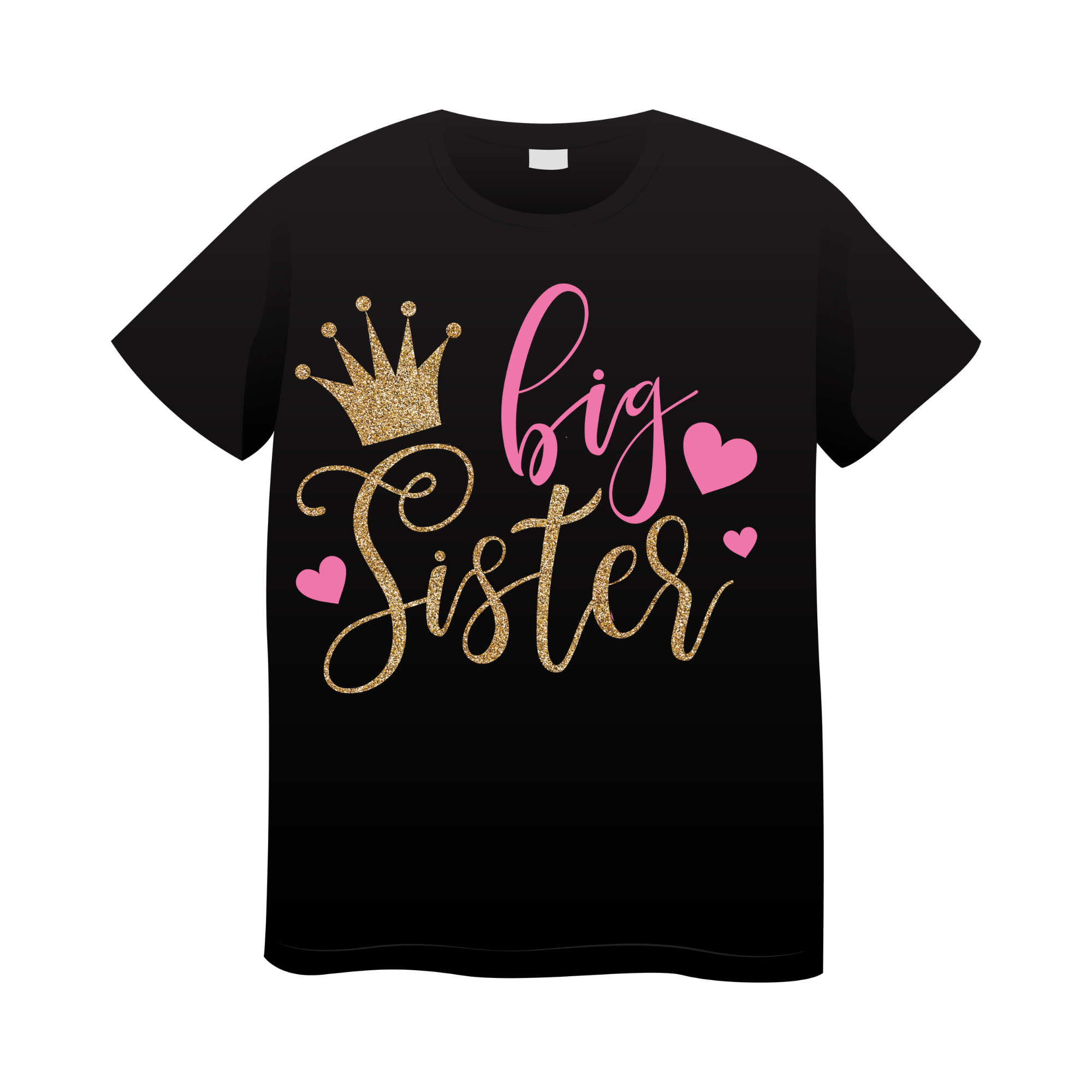 DTF Transfer Sheet - Big Sister Crown