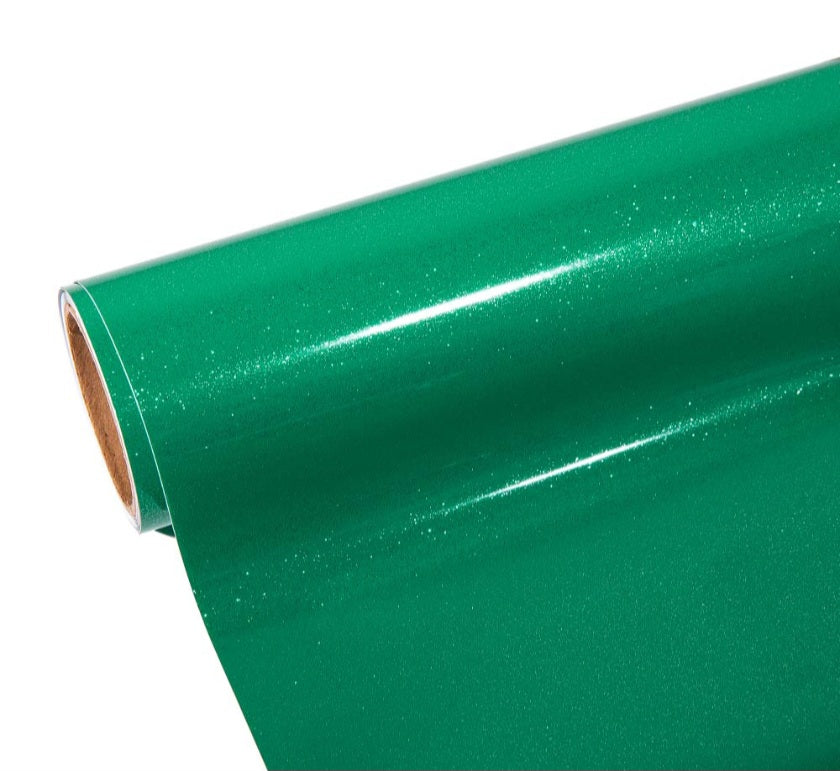 Super Glitter Permanent Adhesive - Green 30cm x 50cm